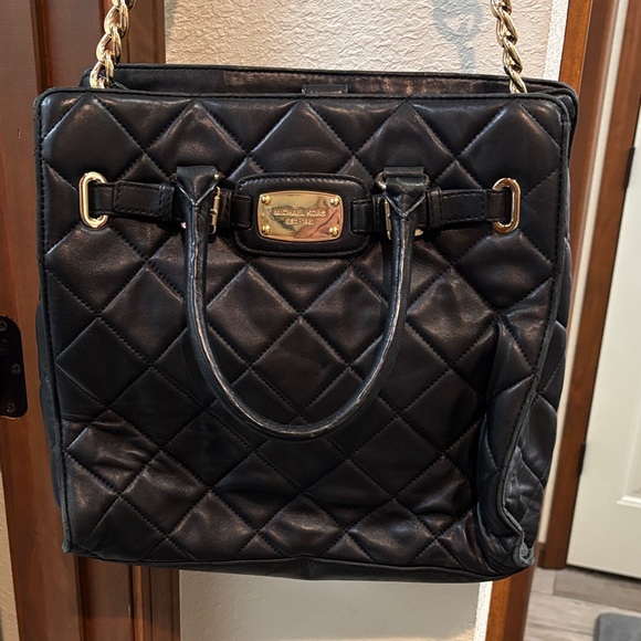 MICHAEL Michael Kors | Bags | Michael Michael Kors Black Quilted ...